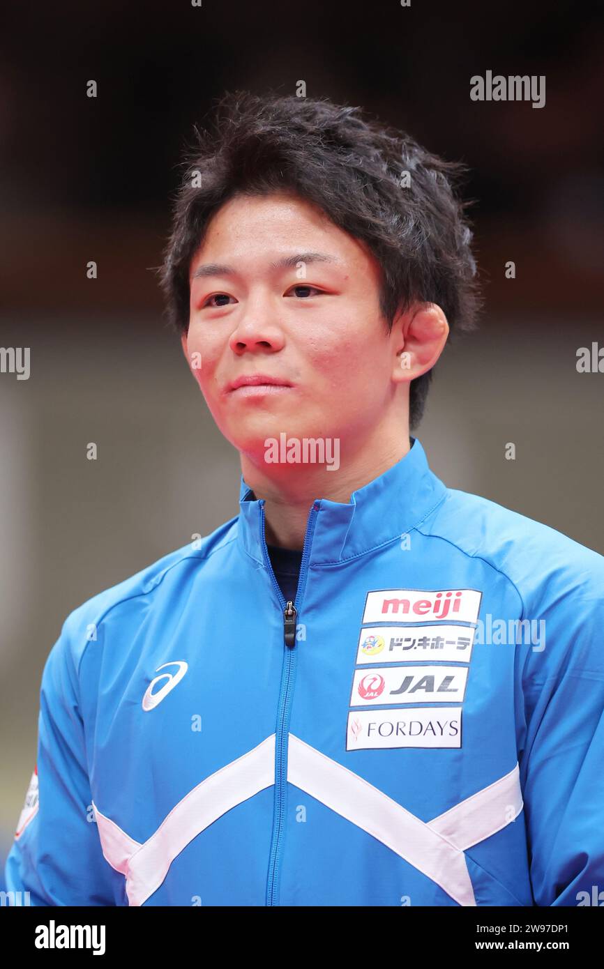 Yoyogi 2nd Gymnasium, Tokyo, Japan. 24th Dec, 2023. Rei Higuchi ...