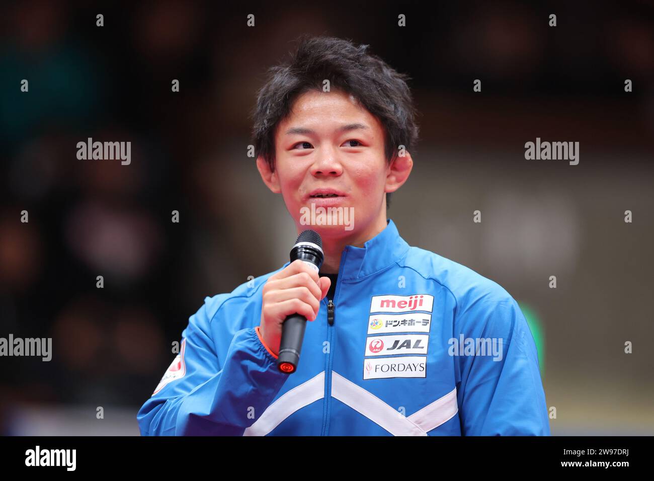 Yoyogi 2nd Gymnasium, Tokyo, Japan. 24th Dec, 2023. Rei Higuchi ...