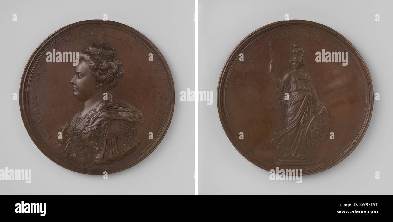 Association of England and Scotland, John Croker, 1707 history medal ...