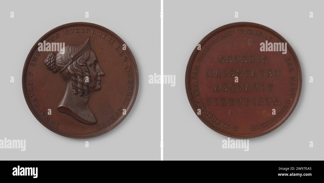 Death of Anna Paulowna Romanova, Queen of the Netherlands, Jacob Samuel ...