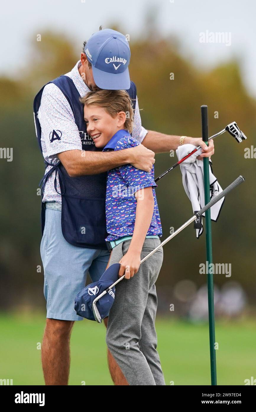 Orlando, Florida, USA. 17th Dec, 2023. Will McGee and his father Mike ...