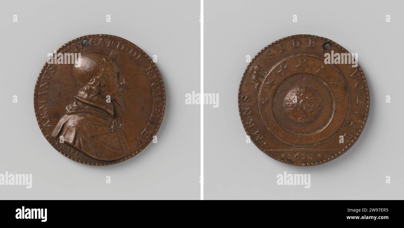 Cardinal Richelieu, Jean Warin (II), history medal Bronze medal with ...