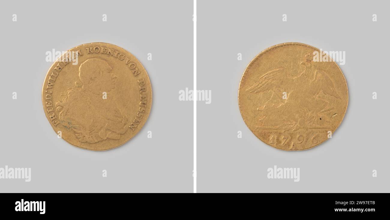 Friedrich d'Or from Prussia by Friedrich Wilhelm II, 1796 ,, 1796 coin ...