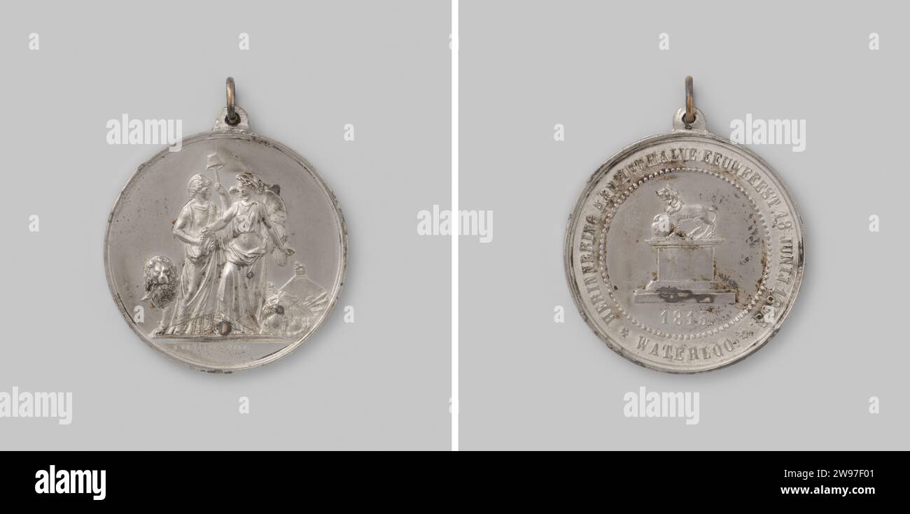 Fifty -year commemoration of the Battle of Waterloo, Salomon de Vries ...