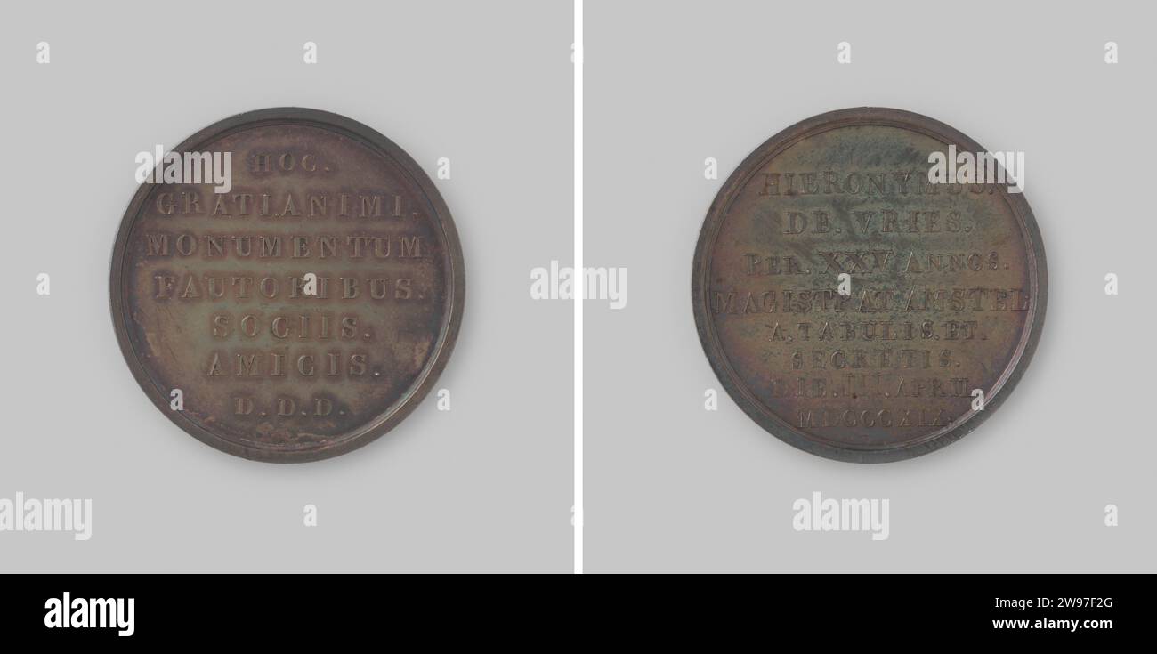 Jeronimo de Vries twenty -five years Secretary of Amsterdam 1819 ... Jeronimo de Vries twenty -five years Secretary of Amsterdam 1819 ...