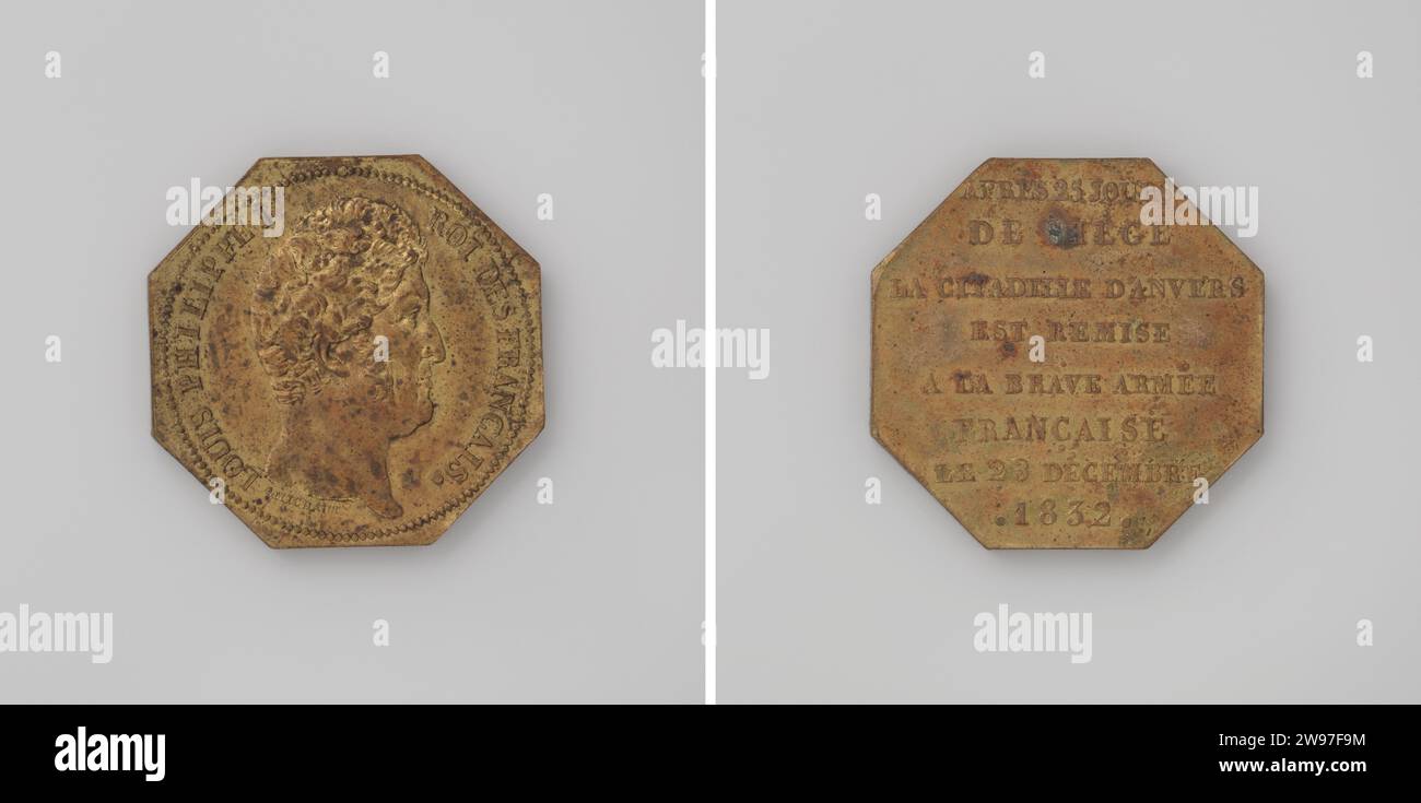 Conquest of the Citadel of Antwerp, in honor of Lodewijk Philip, King ...