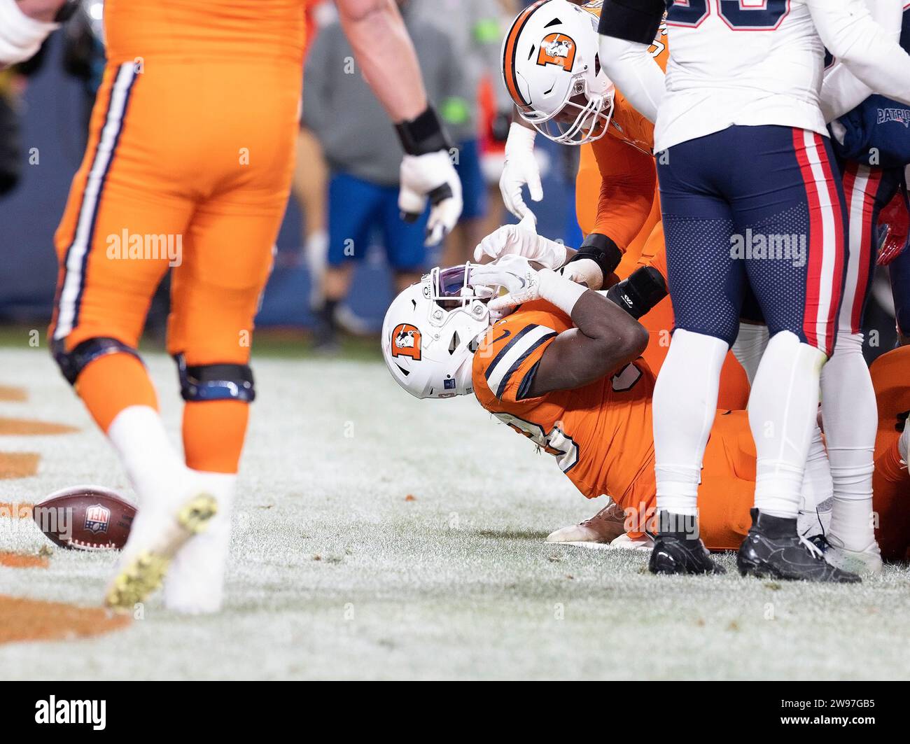 Jaleel mclaughlin broncos hi-res stock photography and images - Alamy