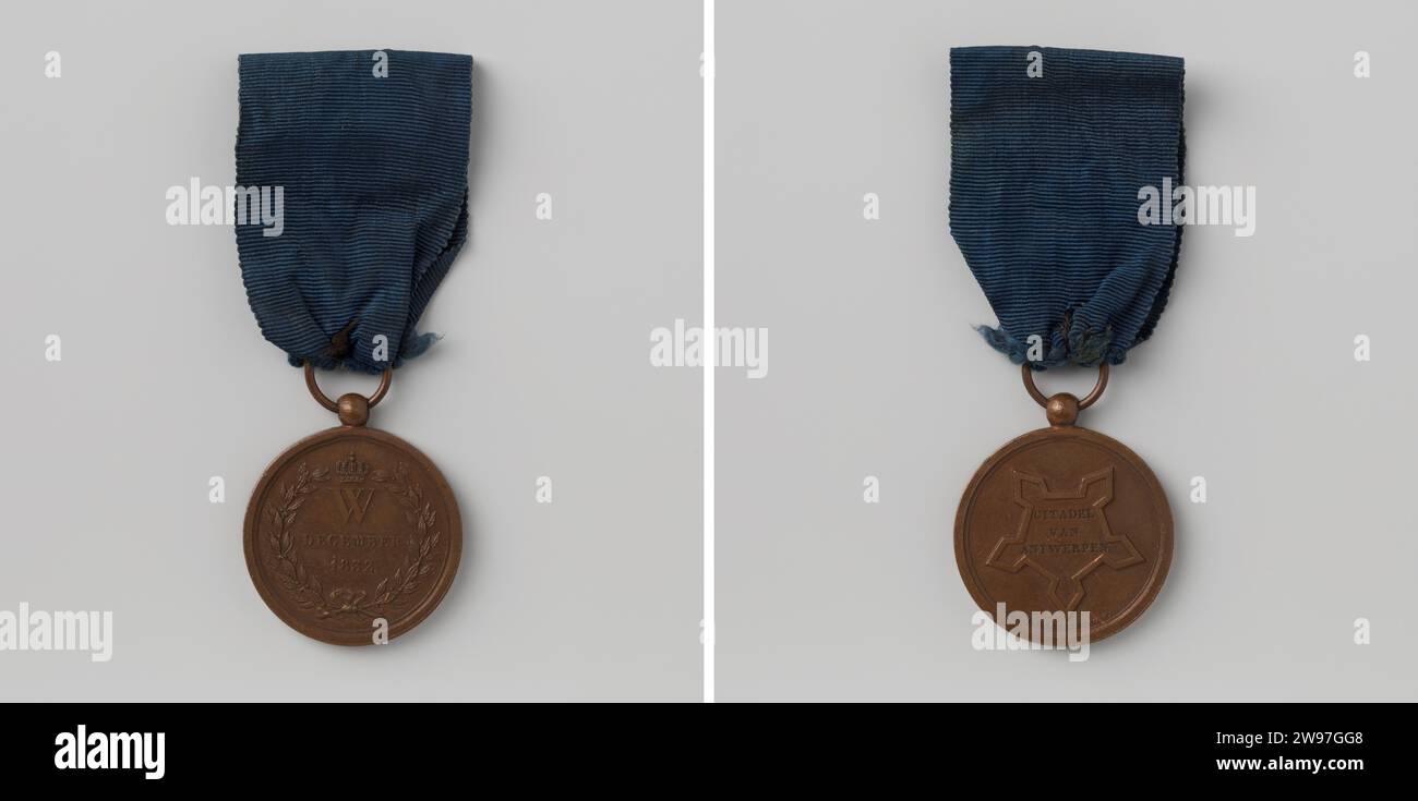 Reward medal for the defenders of the Antwerp Citadel (Citadel Medaille ...