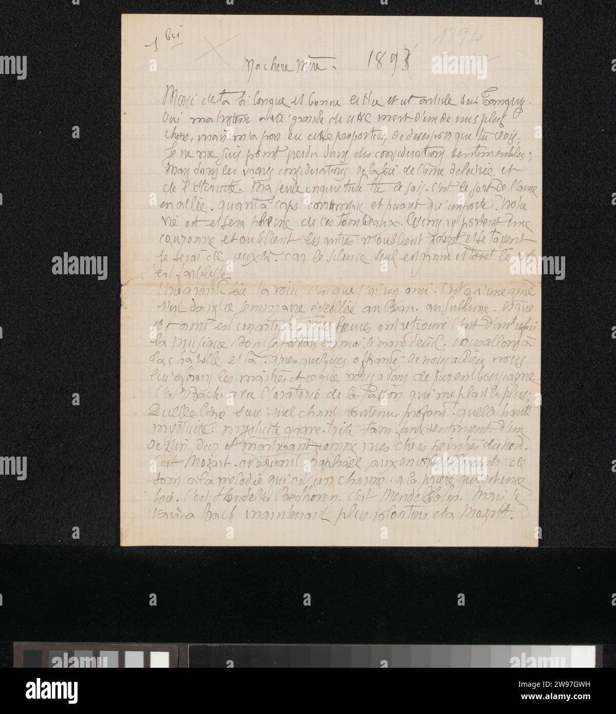 Brief Aan Héloïse Bernard -Bodin, Émile Bernard, 1878 - 1941 letter ...