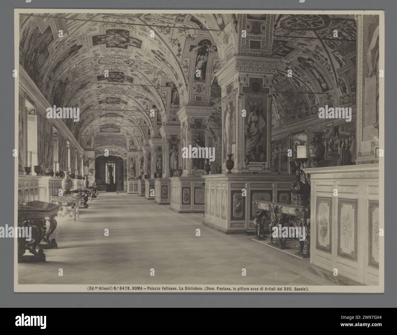 Interior of the Vatican Library, Fratelli Alinari, 1880 - 1920 ...