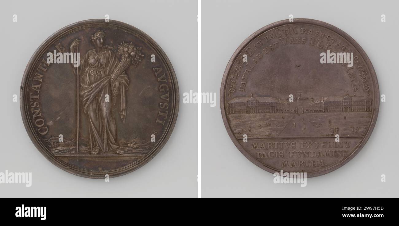 Peace of Rastatt, Georg Wilhelm Vestner, 1714 history medal Silver ...