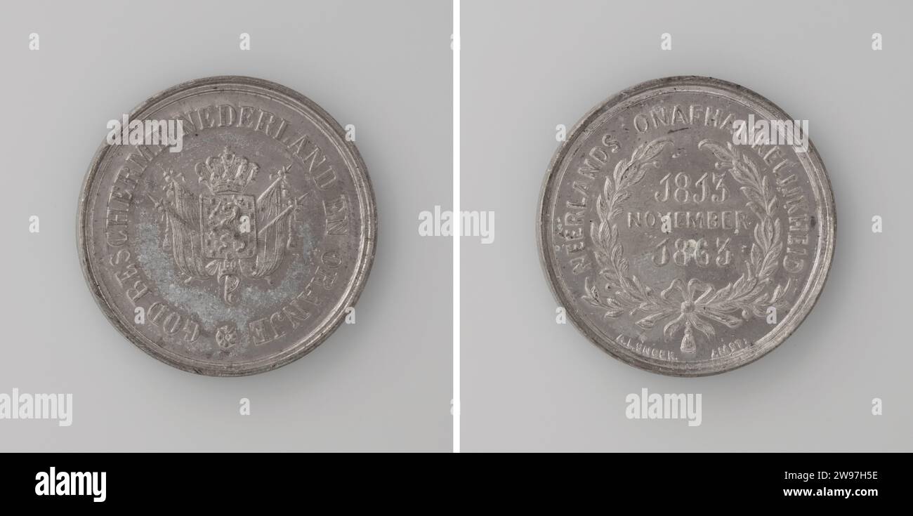 Fifty -year commemoration of the Battle of Waterloo 1865, A.L. Snoek ...