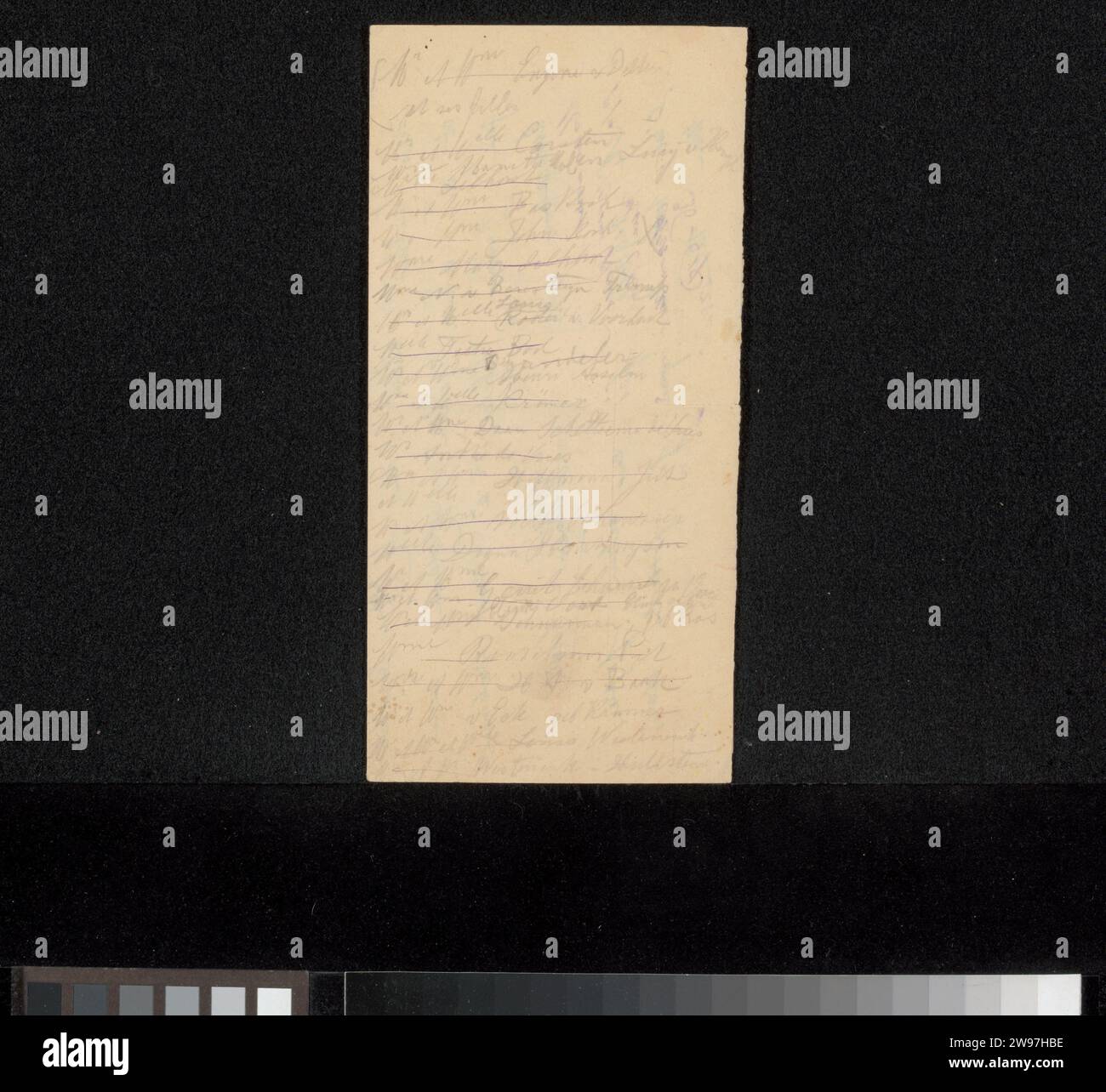 Letter to Henriette Wilhelmina van Baak, Hélène André, 1906 - 1930 letter Letter contains a note ...