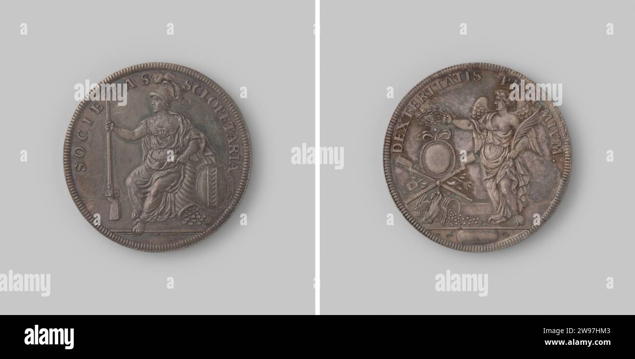 King's fencing of the chivalry confrerie of the Handbussche in Delft ...