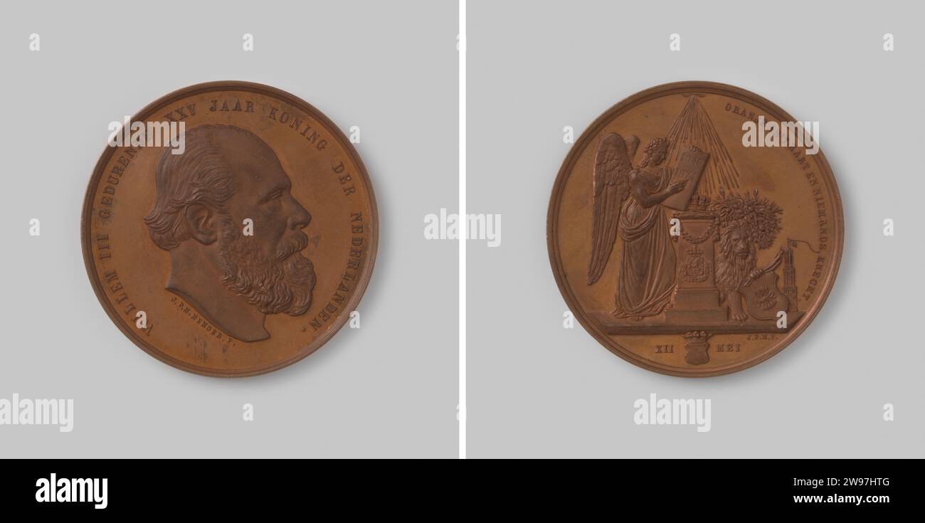 Twenty -five year old government anniversary of King William III ...