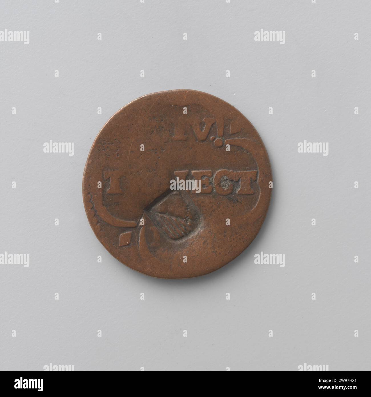 Dang of the city of Utrecht, city of Utrecht, 1657 - 1689 coin Copper ...