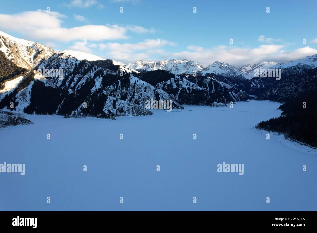 **CHINESE MAINLAND, HONG KONG, MACAU AND TAIWAN OUT** Aerial photo ...