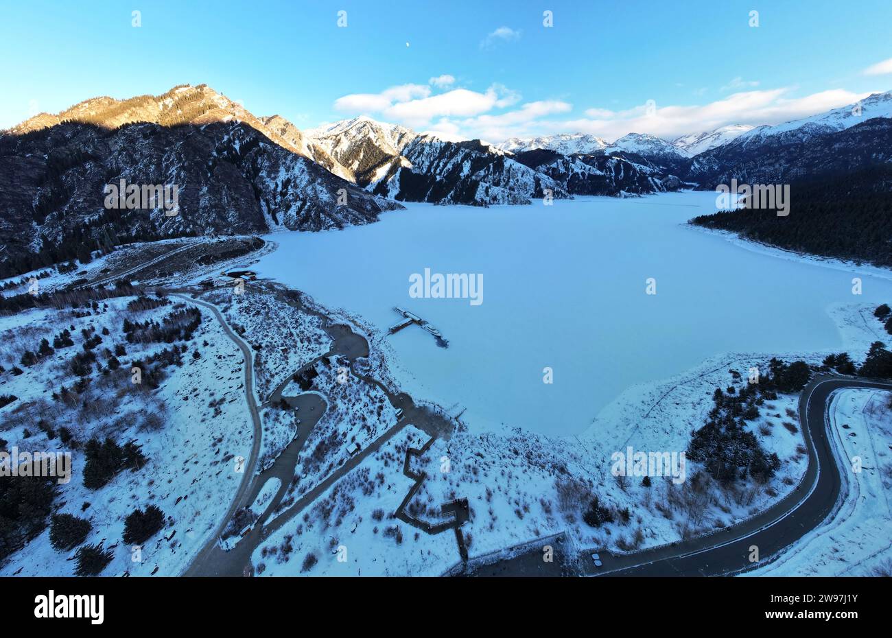 **CHINESE MAINLAND, HONG KONG, MACAU AND TAIWAN OUT** Aerial photo ...