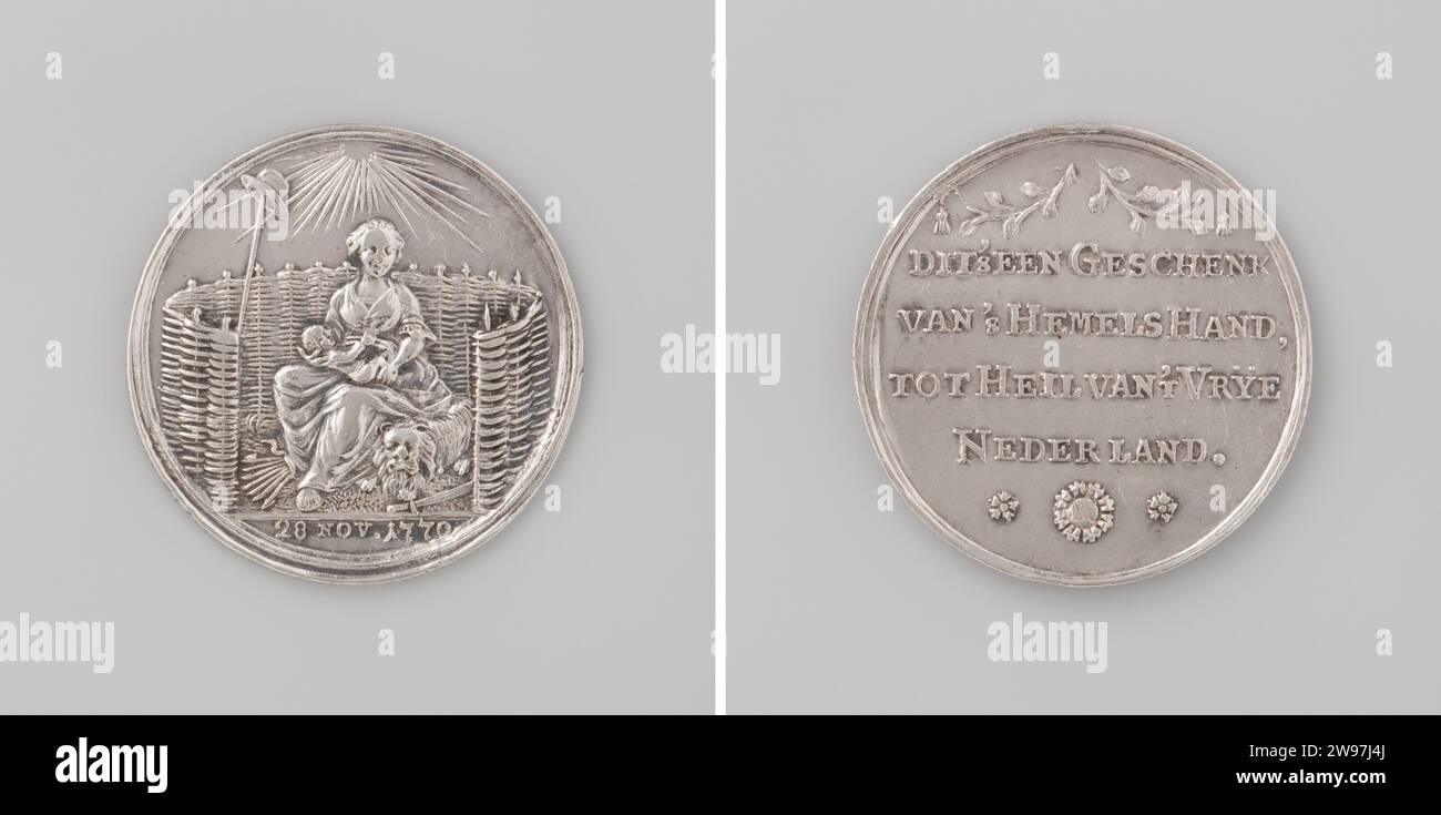 Birth of Frederika Louise Wilhelmina, Princess of Oranje-Nassau ...