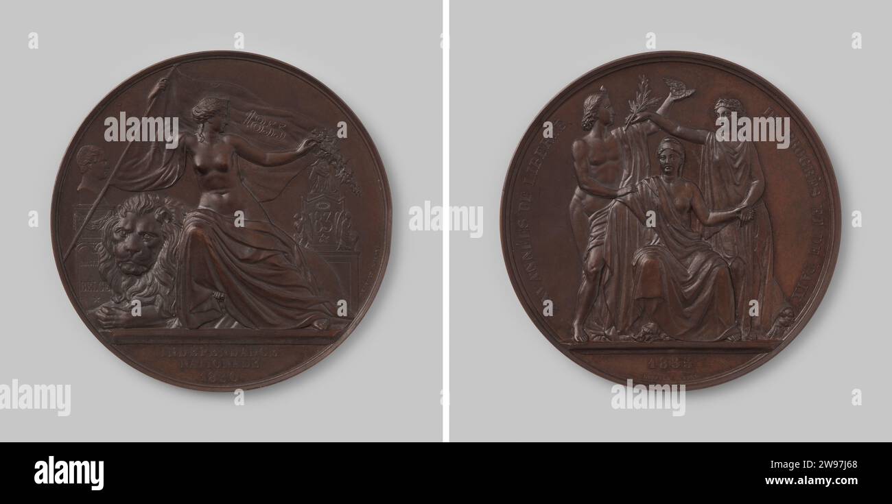 Twenty -five -year -old celebration of the independence of Belgium ...