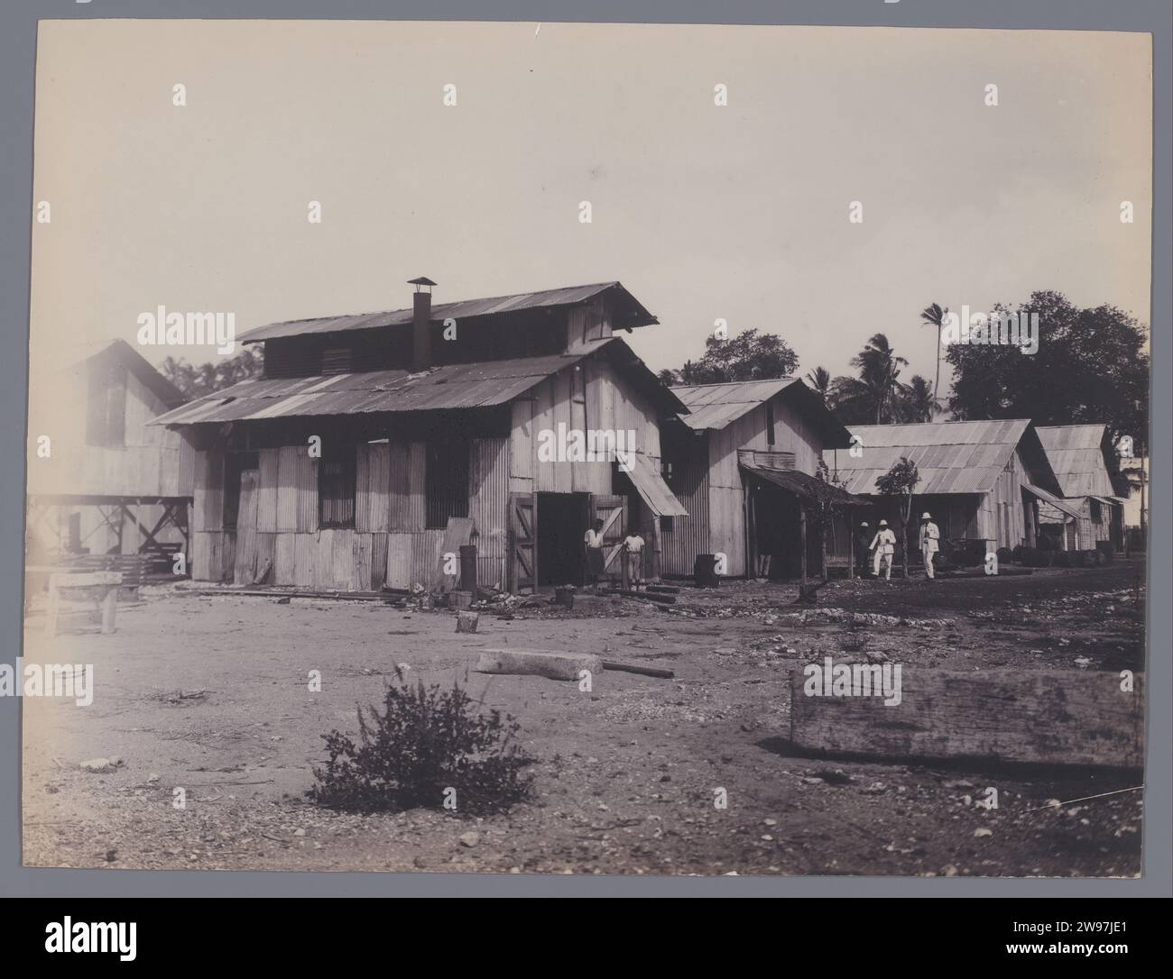 Workshops, Anonymous, 1920 photograph Buildings of the forge, turning ...