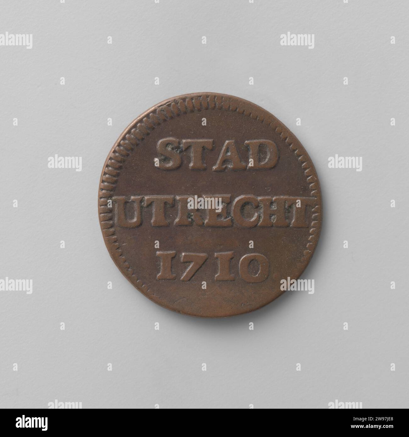 Dang of the city of Utrecht, 1710, City of Utrecht, 1710 coin Copper ...