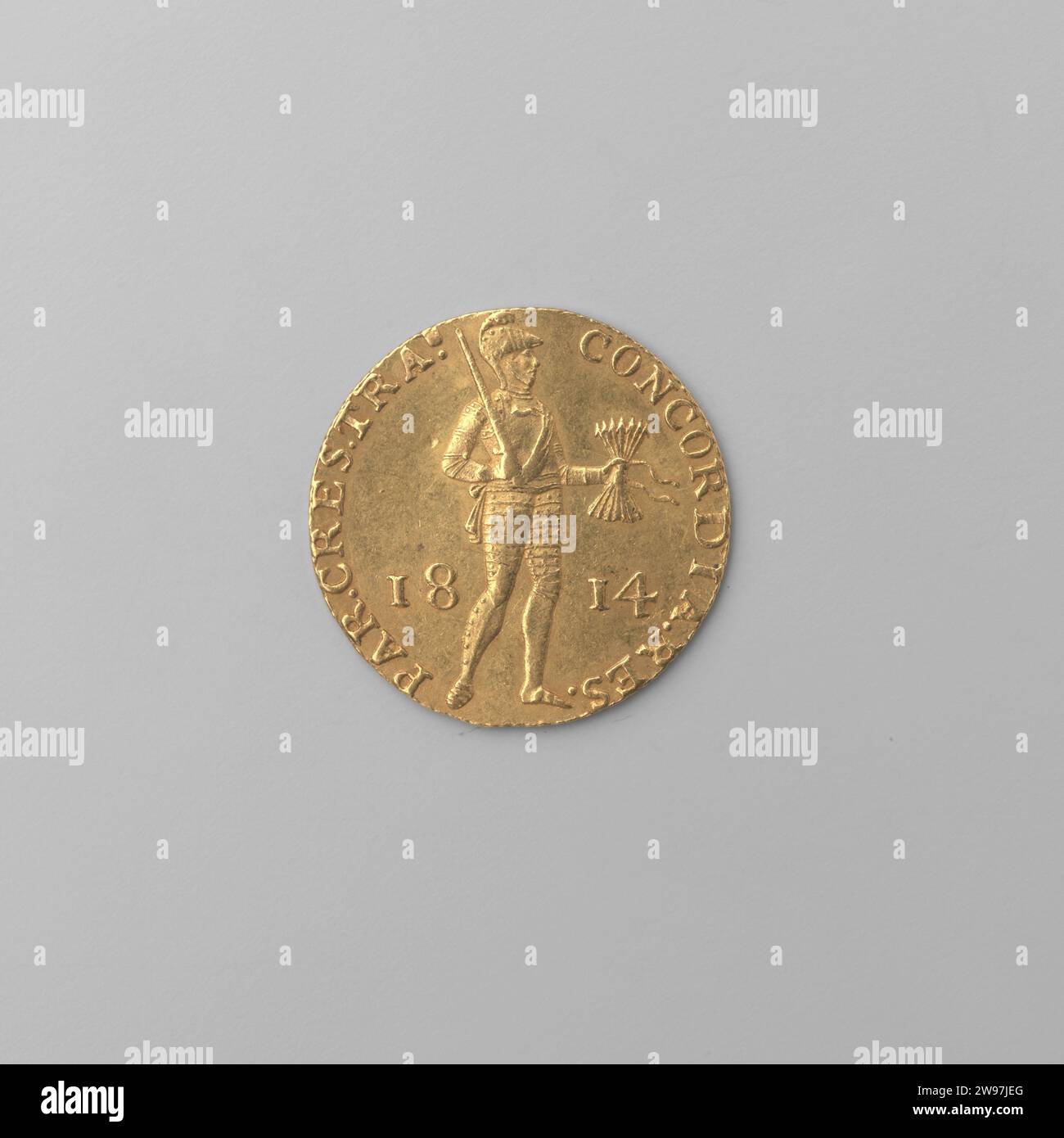 Dutch Dukaat, 1814, Willem I (King of the Netherlands), 1814 coin Gold ...