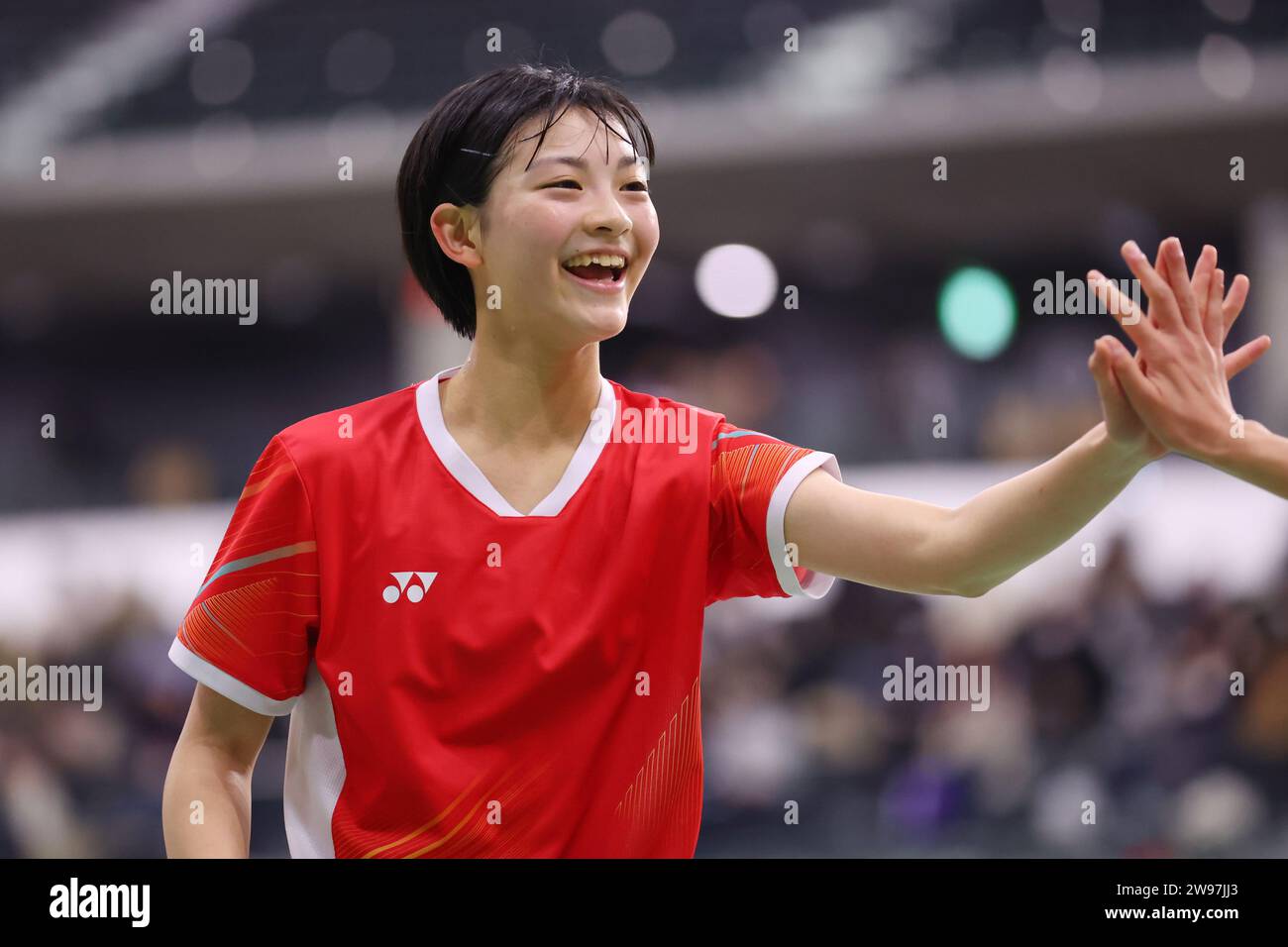 Musashino Forest Sport Plaza, Tokyo, Japan. 25th Dec, 2023. Tomoka Miyazaki, DECEMBER 25, 2023 ...