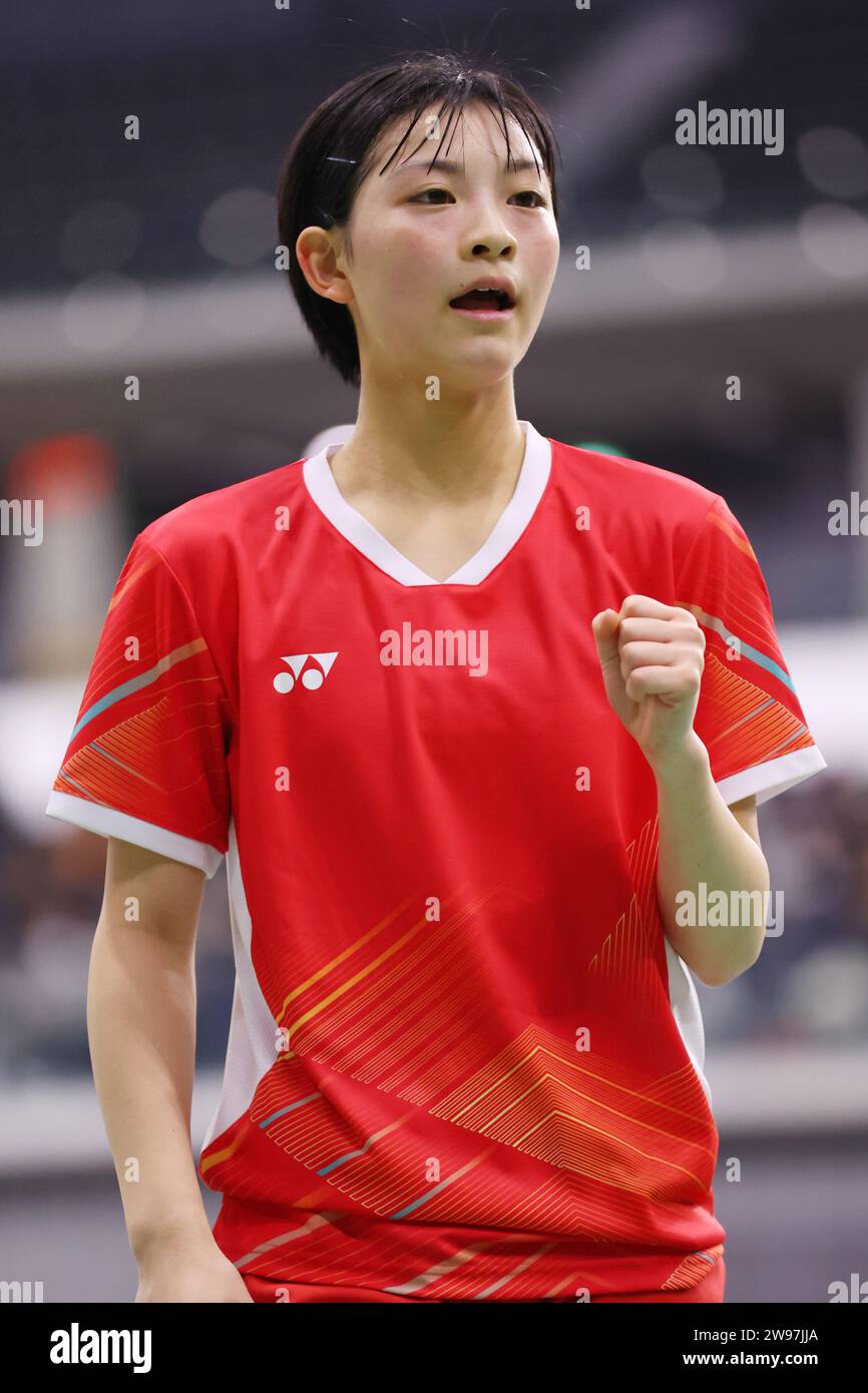 Musashino Forest Sport Plaza, Tokyo, Japan. 25th Dec, 2023. Tomoka Miyazaki, DECEMBER 25, 2023 ...