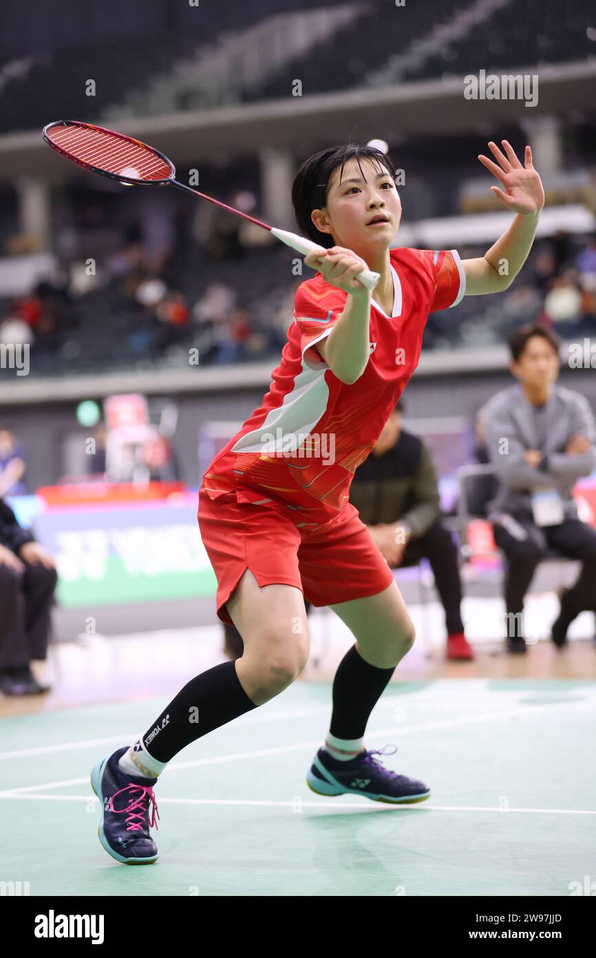 Musashino Forest Sport Plaza, Tokyo, Japan. 25th Dec, 2023. Tomoka Miyazaki, DECEMBER 25, 2023 ...