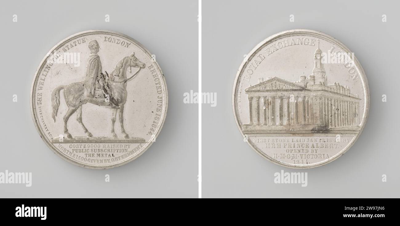 Opening of the stock exchange and unveiling of the equestrian statue of ...