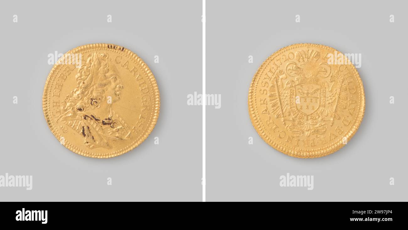 Dukaat from Transylvania (Zevenbergen) by Emperor Charles VI, 1720 ...