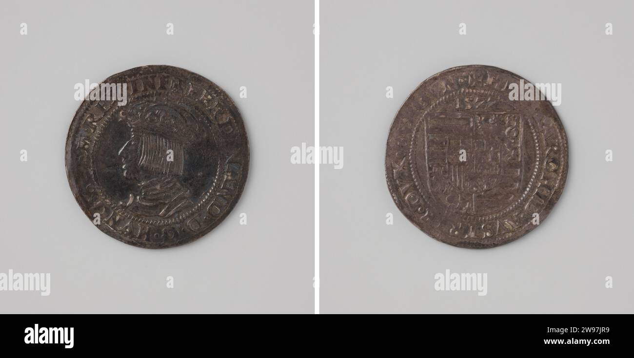 Teston from Hungary by King Ferdinand I, 1527 ,, 1527 coin Silver coin ...