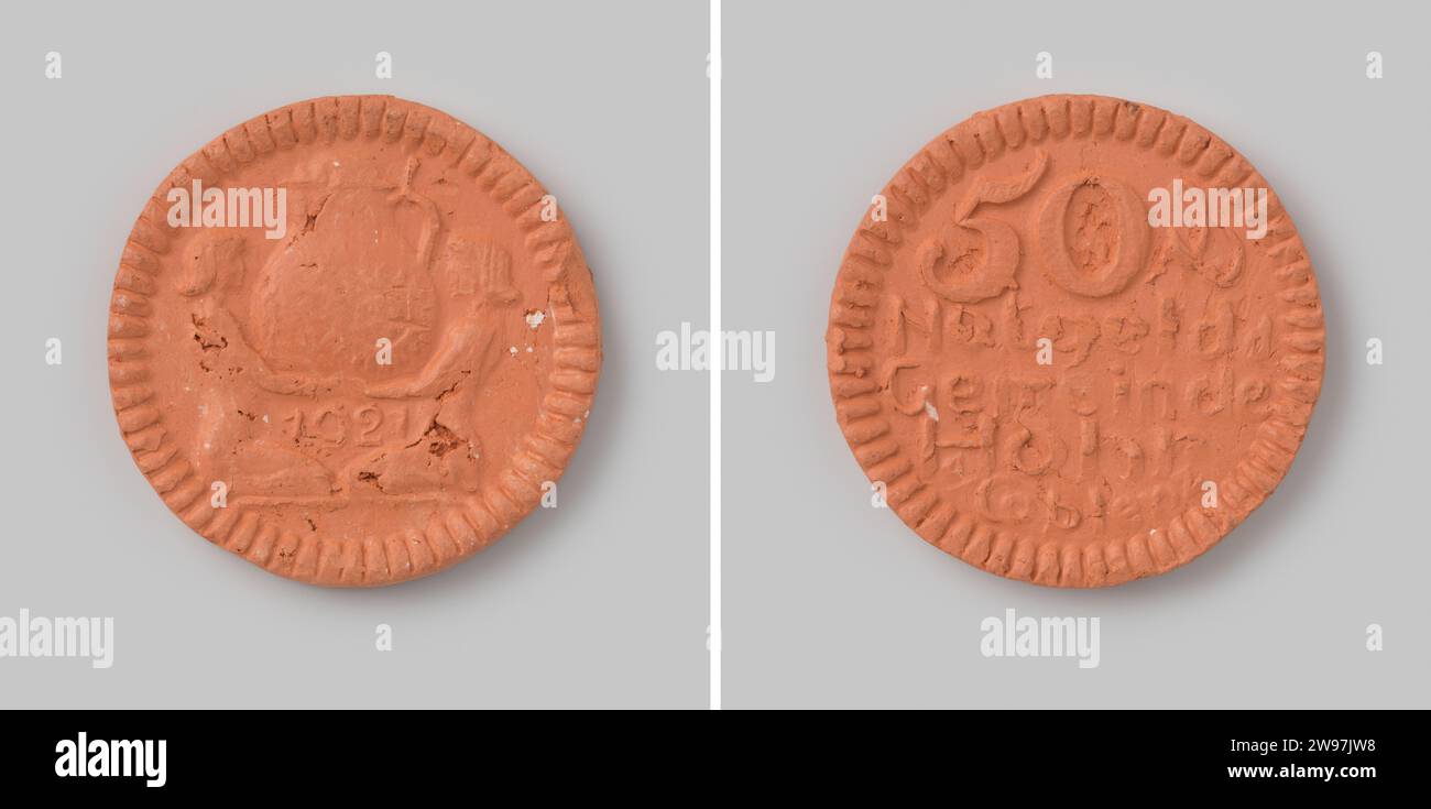 50 Mark Notgeld from Germany, Höhr, Coblenz, 1921, A. Kamp, 1921 coin ...