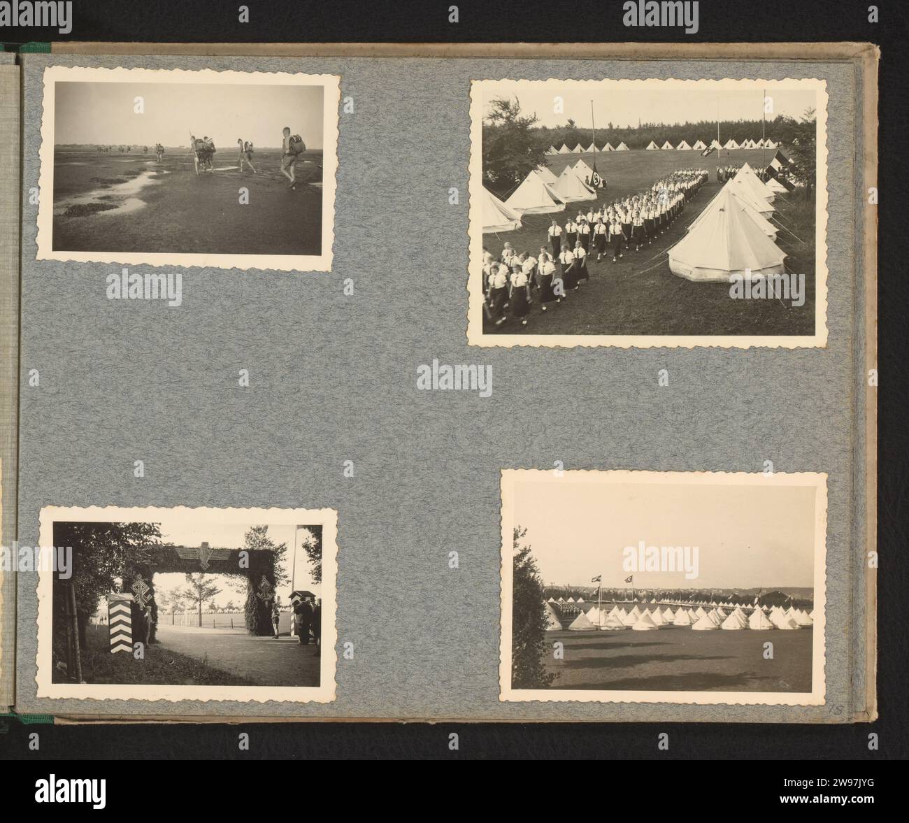 Tentenkamp, Anonymous, 1935 - 1938 photograph Album magazine with four ...
