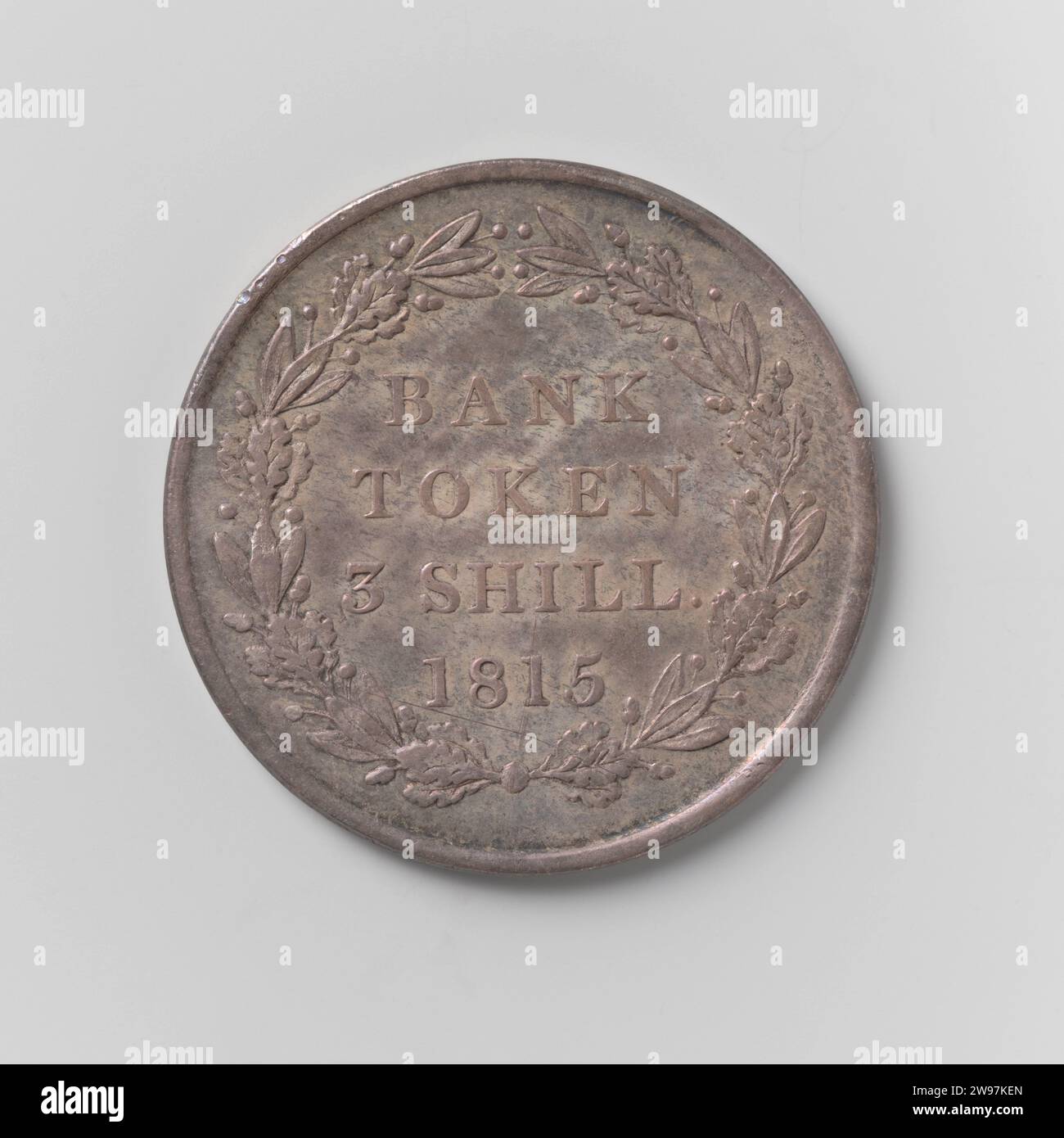 Banks from 3 Shillings from England of George III, 1815 ,, 1815 coin ...