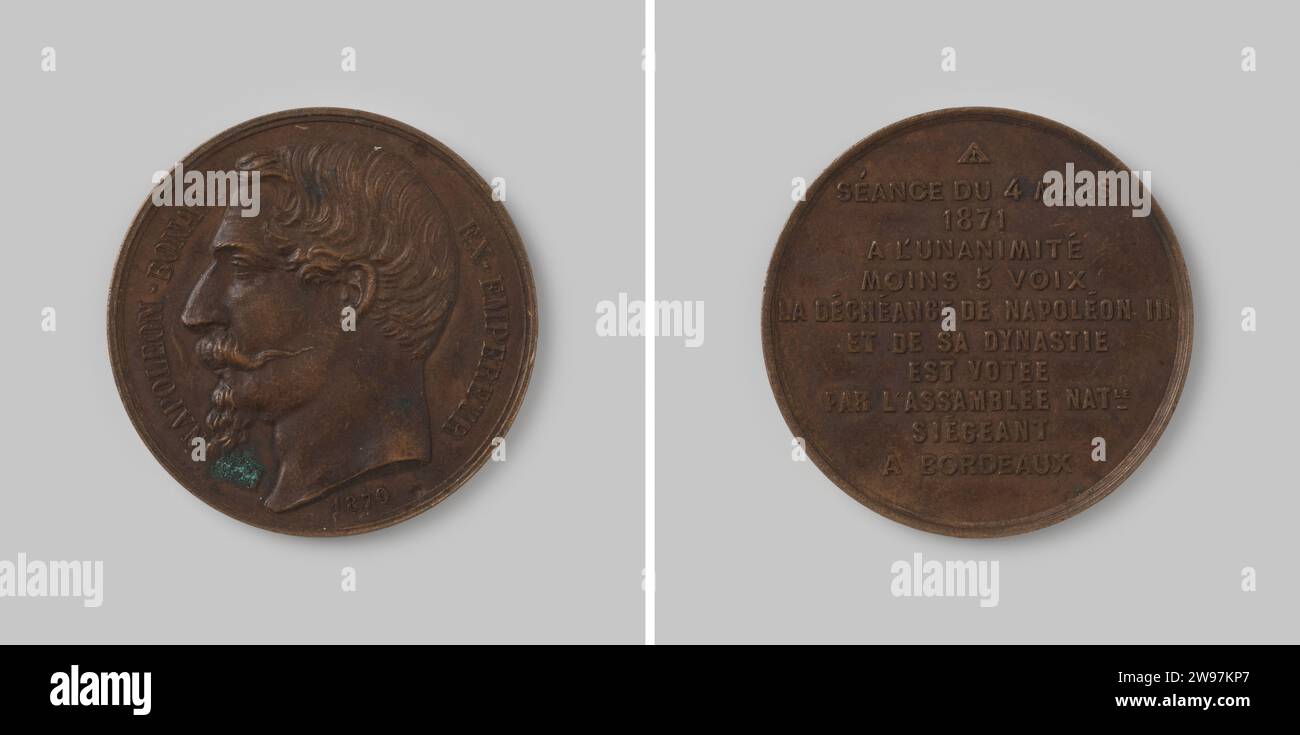 Deposit of Emperor Napoleon III and his dynasty 1871 ,, 1871 history ...