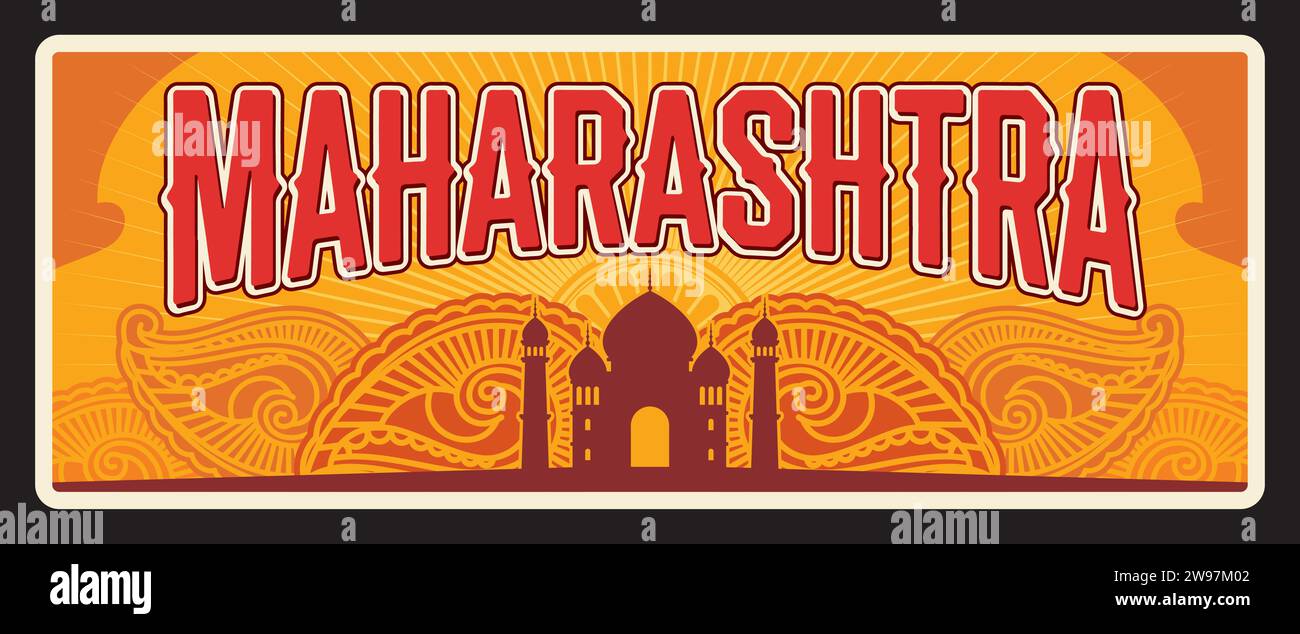 Maharashtra Turkey provinces retro travel plate, vintage plaque or ...