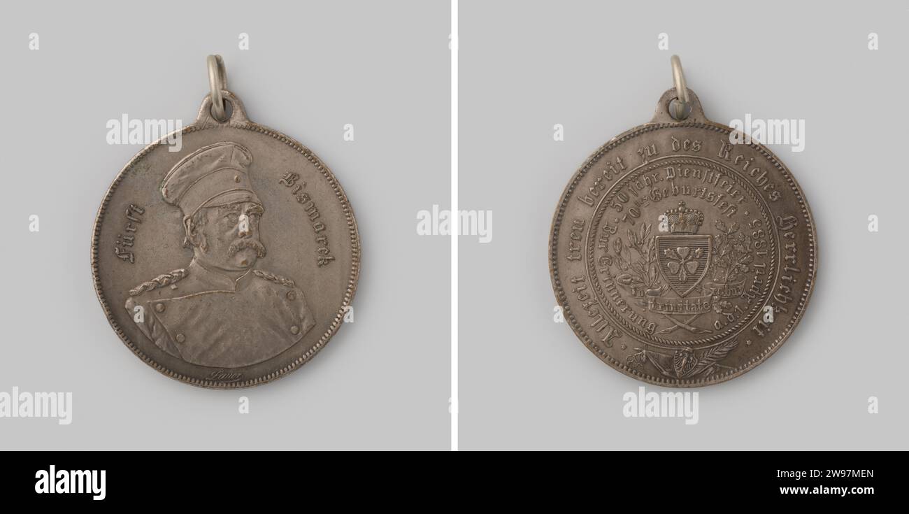 Seventieth birthday of fürst Otto von Bismarck 1885, Lauer, 1885 ...