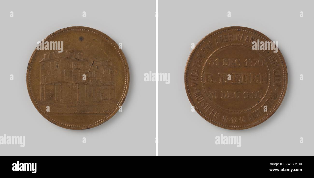 Twenty -five anniversary of the shop of E.F. Eden in Amsterdam 1895 ...