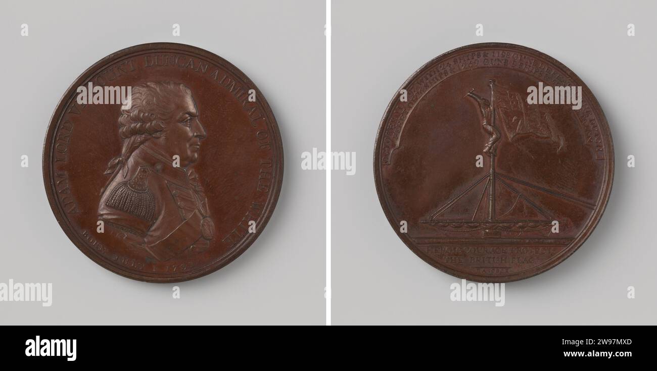 Battle of Kamperduin, in honor of Adam Duncan, Admiral of the British ...