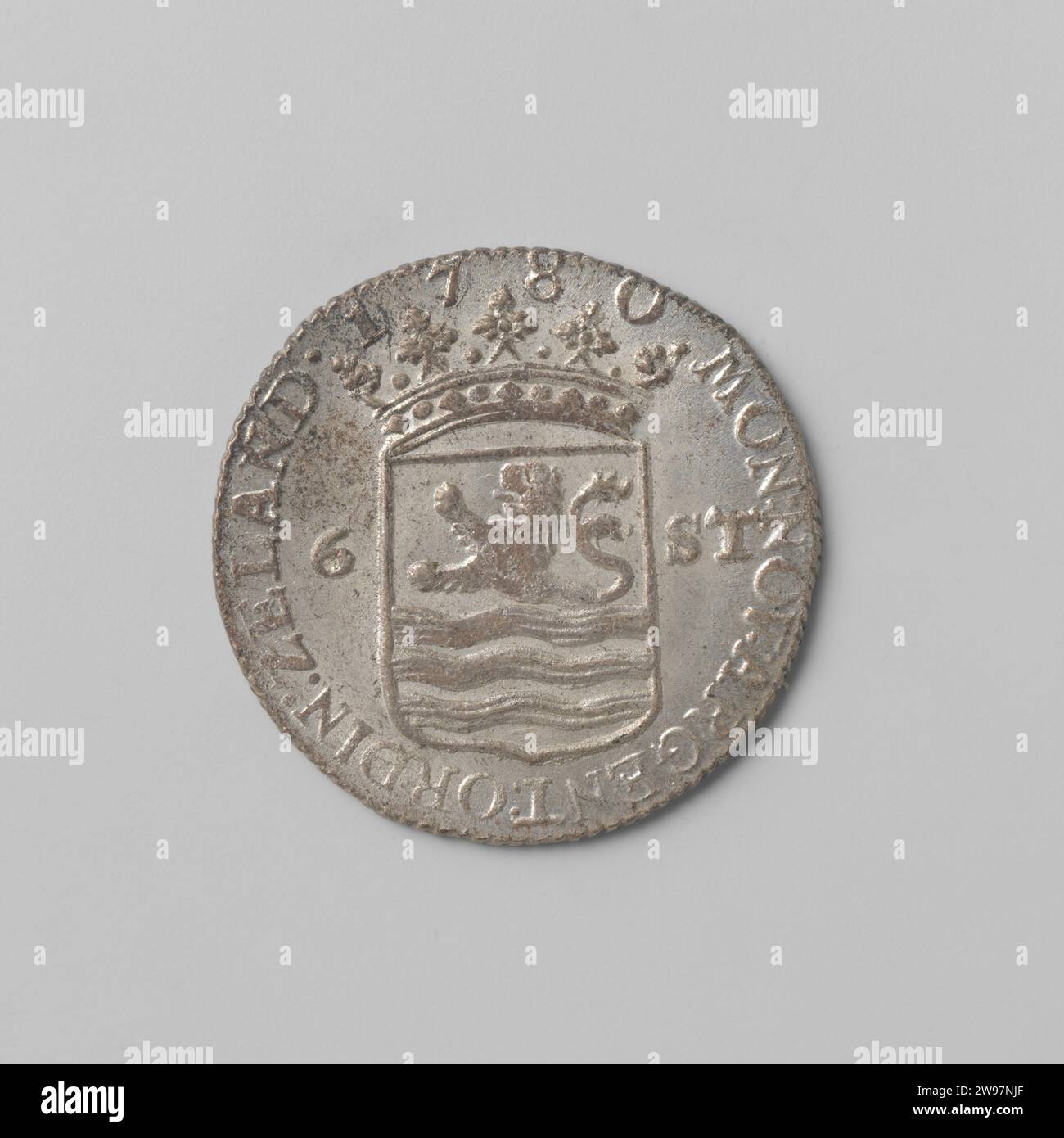 Zeeland Scheepjeschelling, 1780, Province of Zeeland, 1780 coin Silver ...