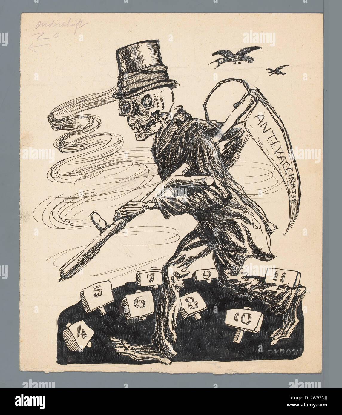 Death comes with the anti -vaccination, Patricq Kroon, 1920 - 1930 ...