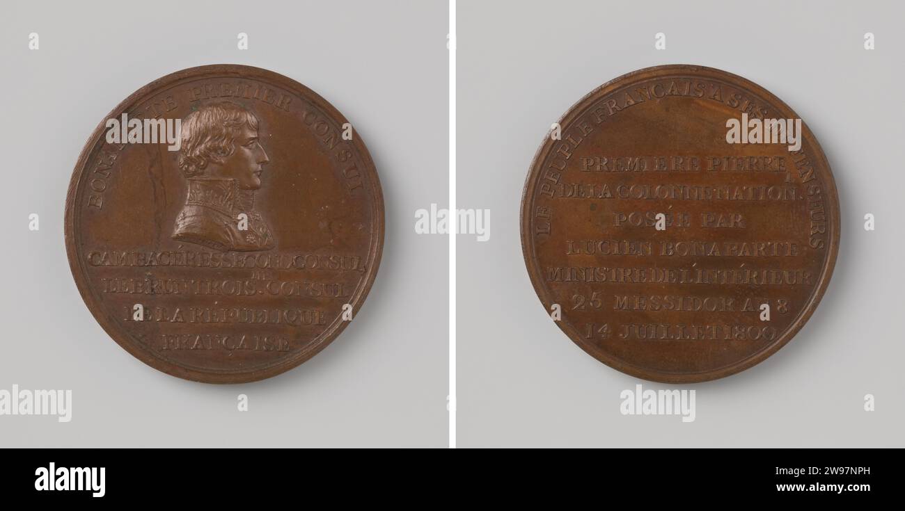 Establishment of the Colonne Nationale, in honor of the three consuls ...