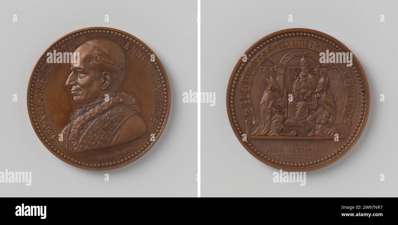 Celebration of the fifty -year priesthood of Pope Leo XIII in the ...