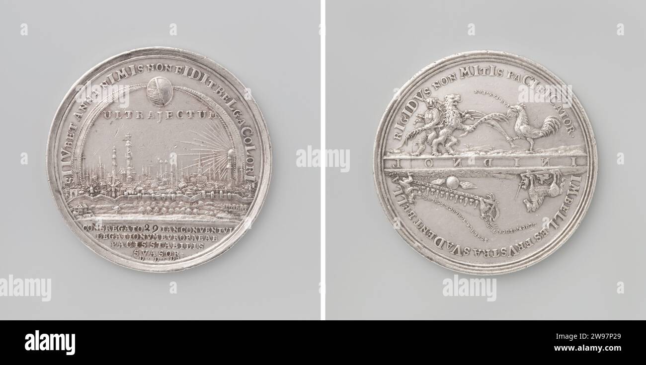 Opening the peace negotiations in Utrecht, Christian Wermuth, 1712 ...