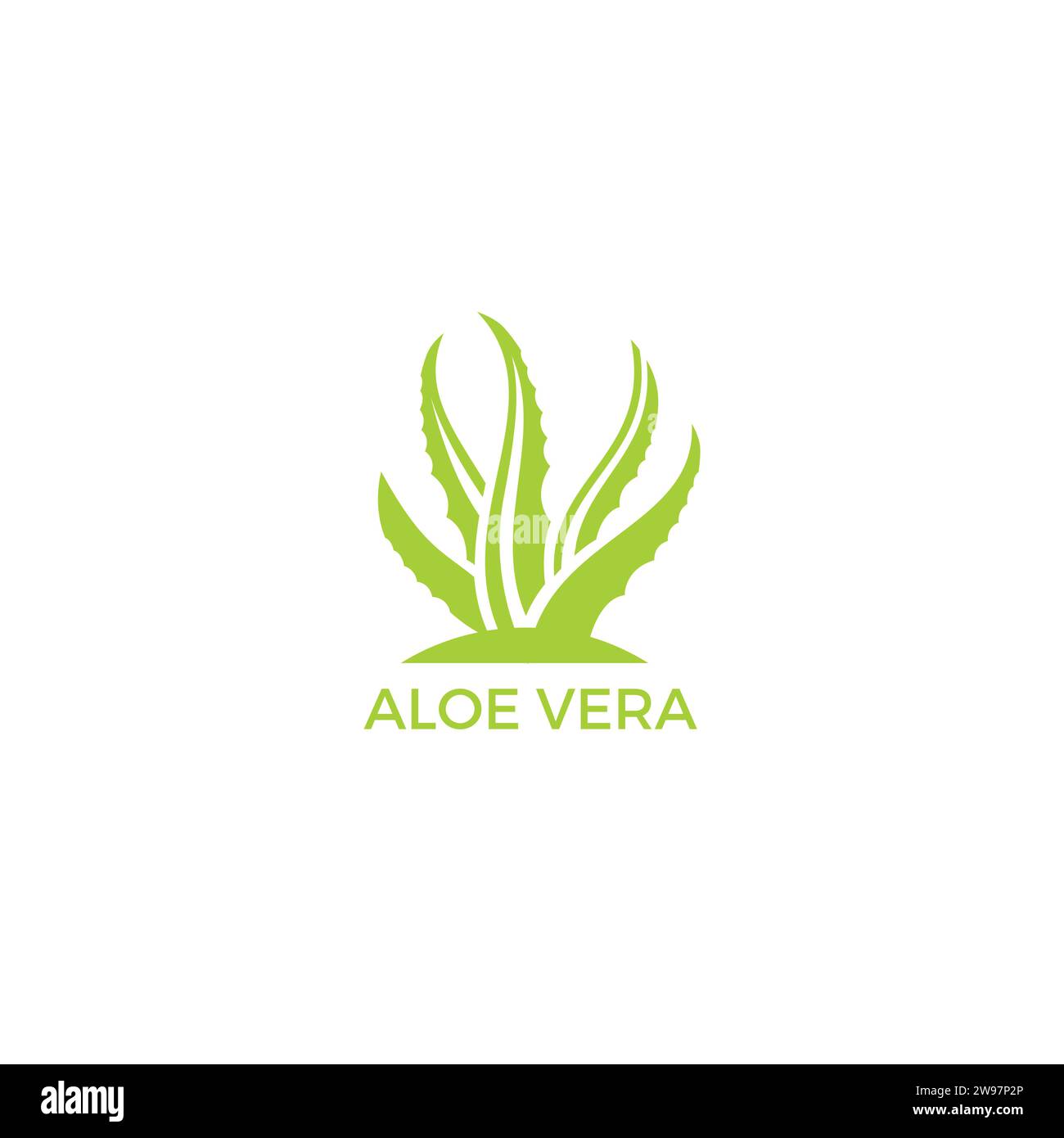 Aloe Vera logo fresh design with green color Stock Vector Image & Art ...