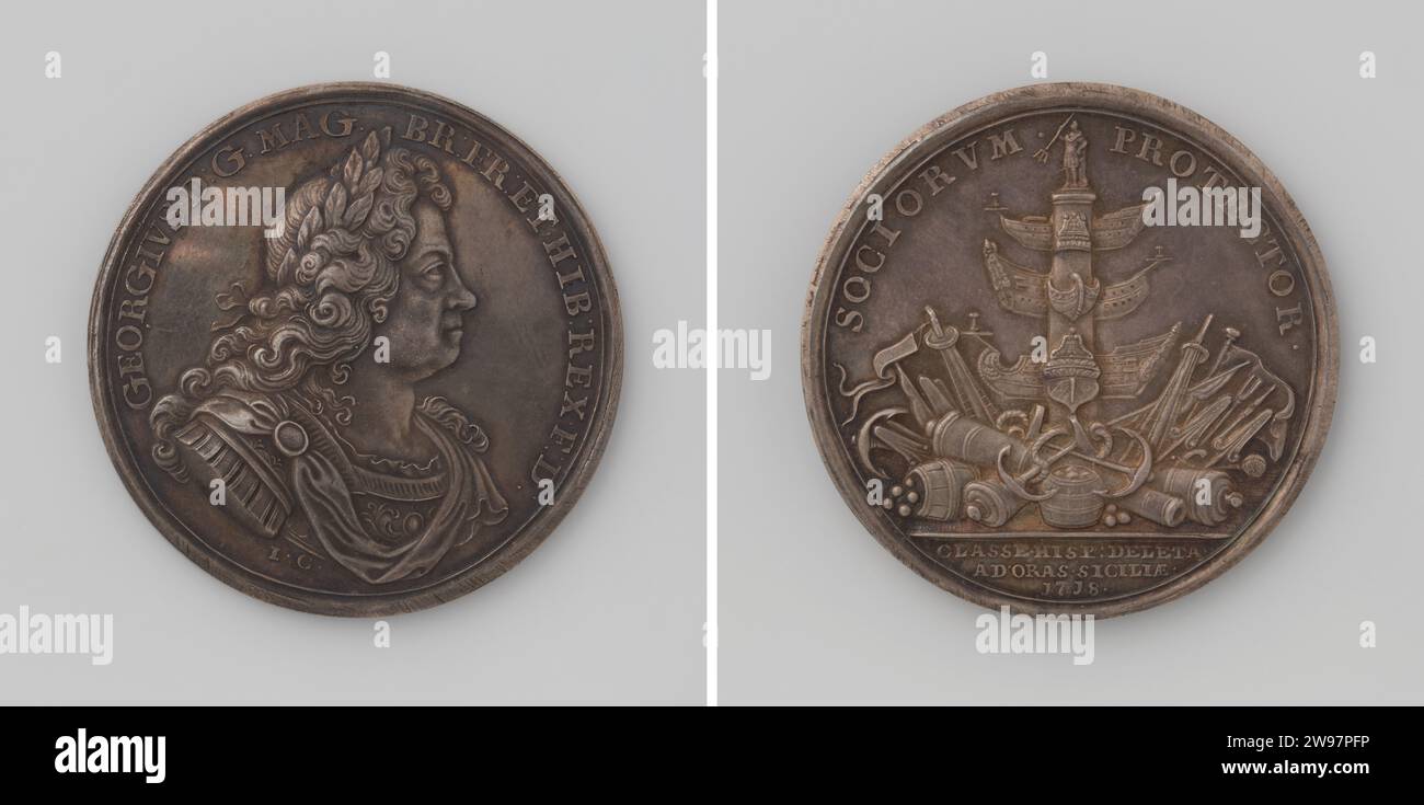 Beating the Spanish fleet at Cape Passaro, John Croker, 1718 history ...