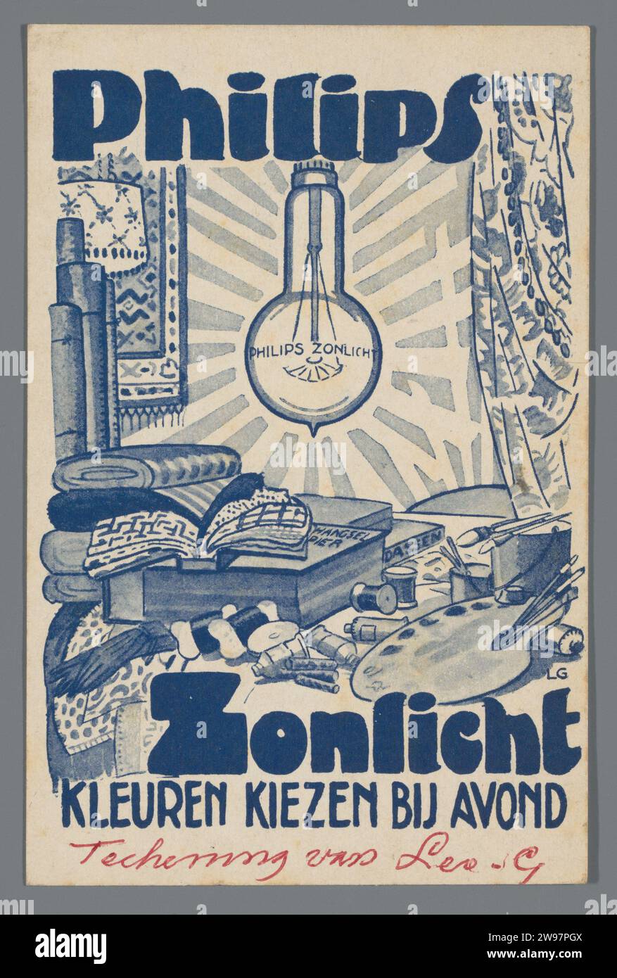 Philips sunlight. Choose colors at evening, Anonymous, After Leo Gestel ...