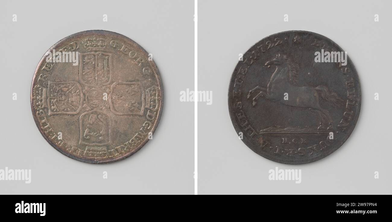 Two-thirds Taler from Brunswijk-Luneburg-Calenberg-Hanover of Georg I ...